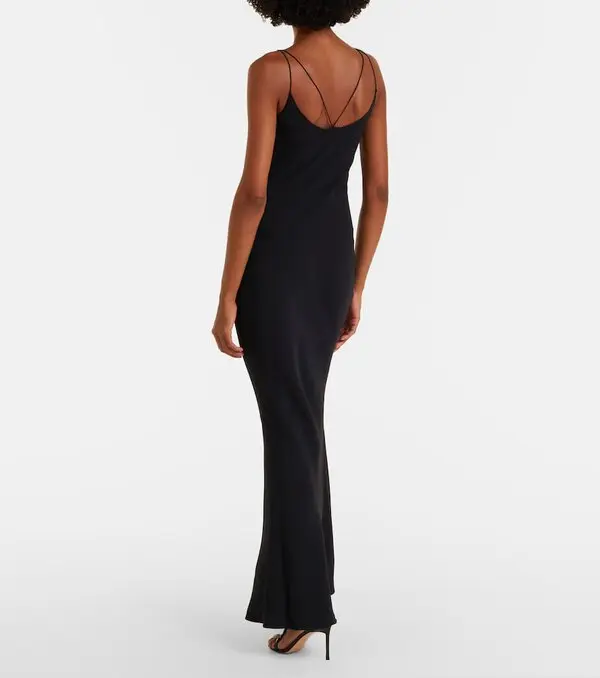 TOM FORD Satin V-neck Slip Dress
