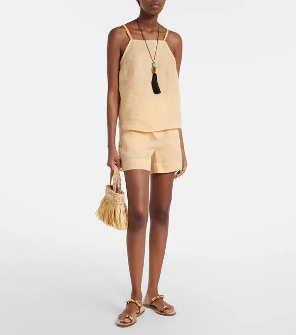 ERES Linen Shorts - Yellow