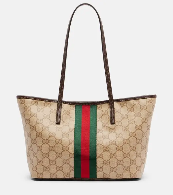 Gucci Gg Canvas Small Tote Bag - Beige