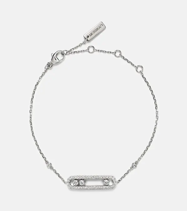 Messika Baby Move 18kt White Diamond Bracelet - Gold