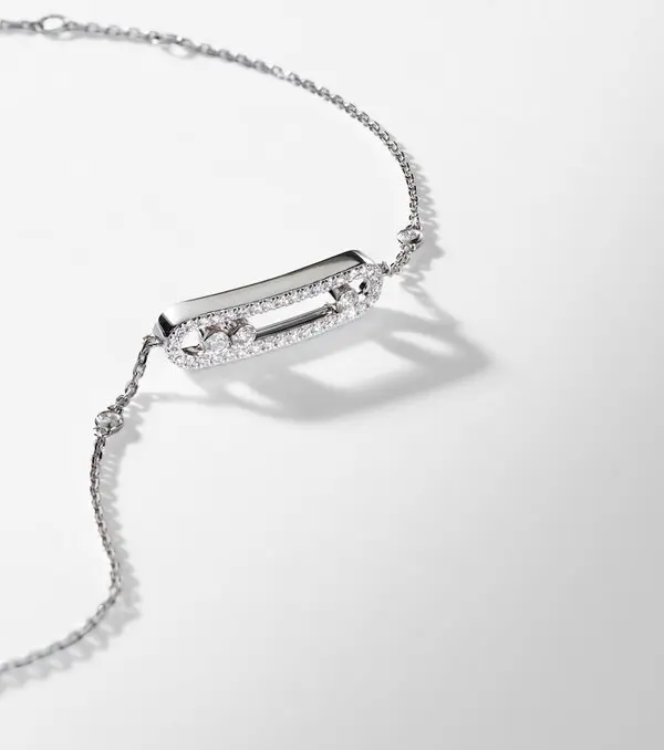 Messika Baby Move 18kt White Diamond Bracelet
