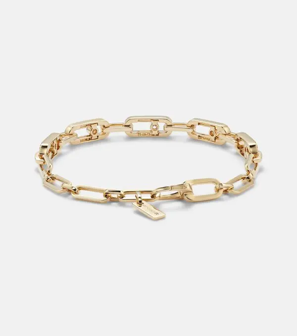 Messika Move Link 18kt Yellow Diamond Bracelet - Gold
