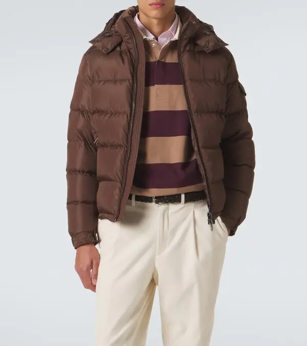 Moncler Maya Down Jacket - Brown