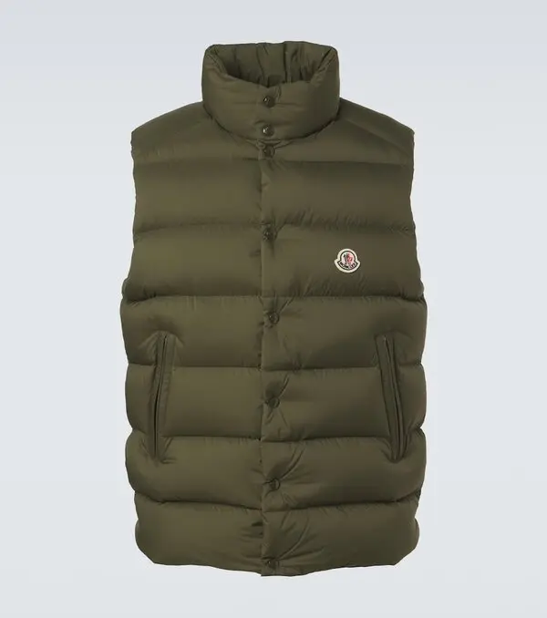 Moncler Tibb Down Vest - Green