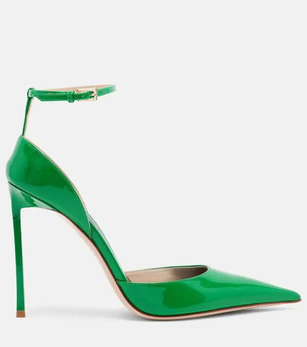 TOM FORD Vertigo Patent Leather Pumps - Green