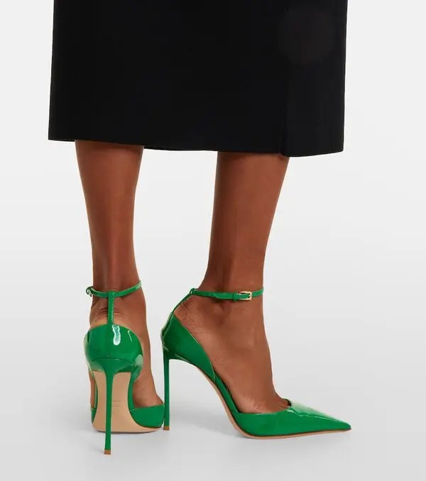 TOM FORD Vertigo Patent Leather Pumps - Green
