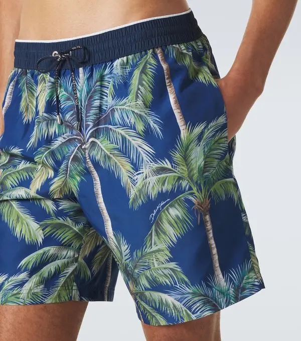 Dolce & Gabbana Printed Swim Trunks