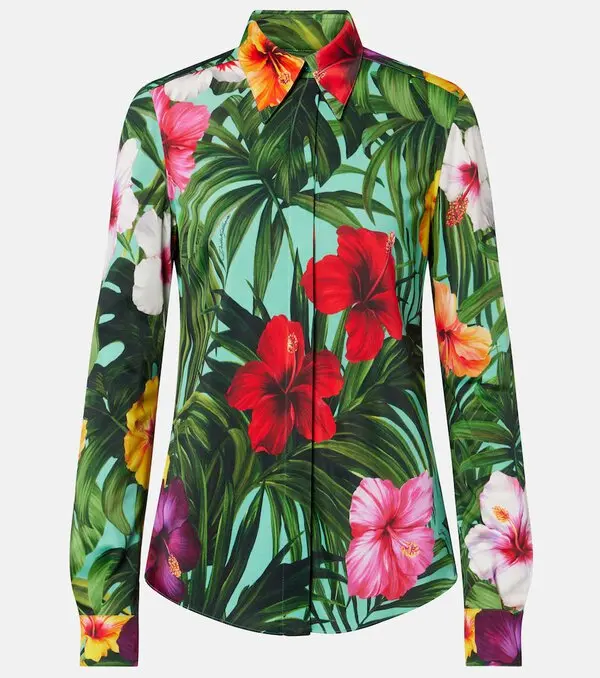 Dolce & Gabbana Floral Viscose Shirt - Multicoloured