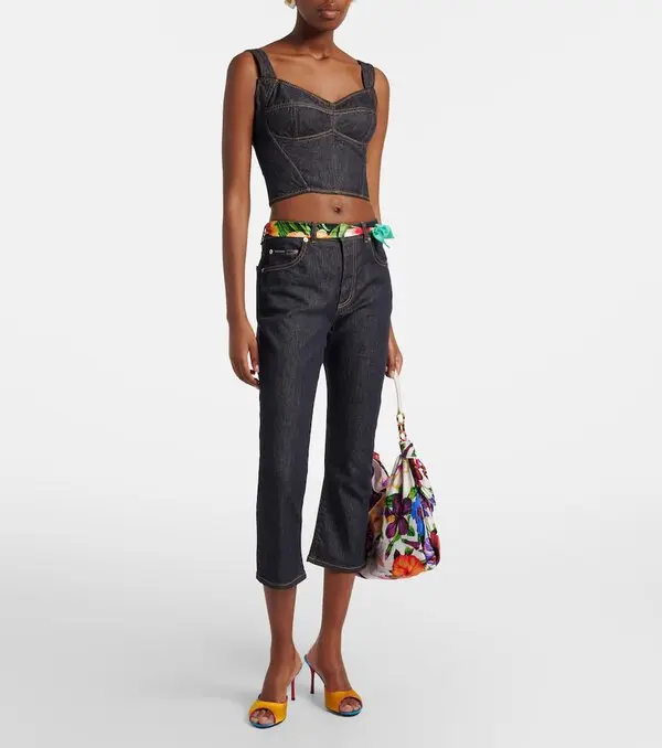 Dolce & Gabbana Denim Capri Pants