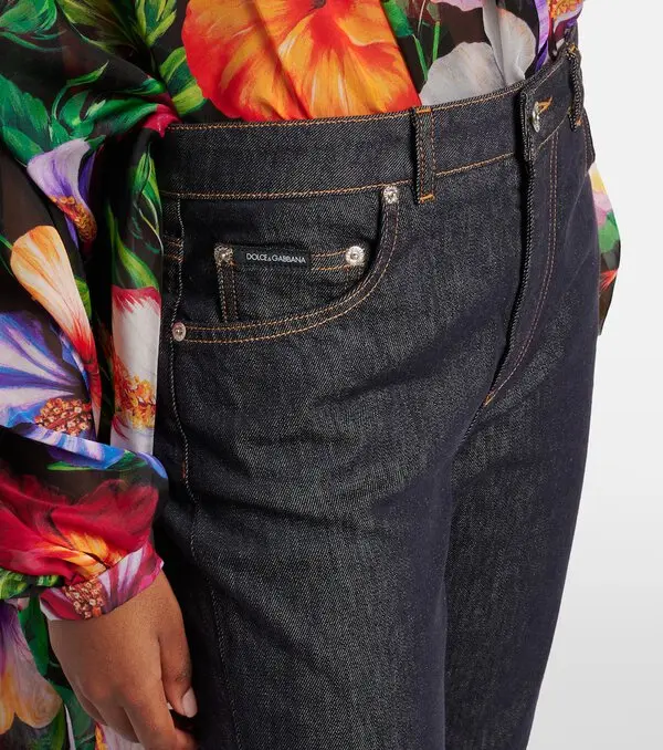 Dolce & Gabbana Denim Capri Pants