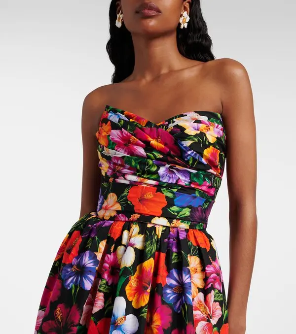 Dolce & Gabbana Floral Cotton Mini Dress