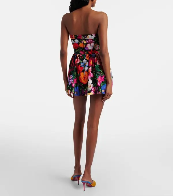 Dolce & Gabbana Floral Cotton Mini Dress