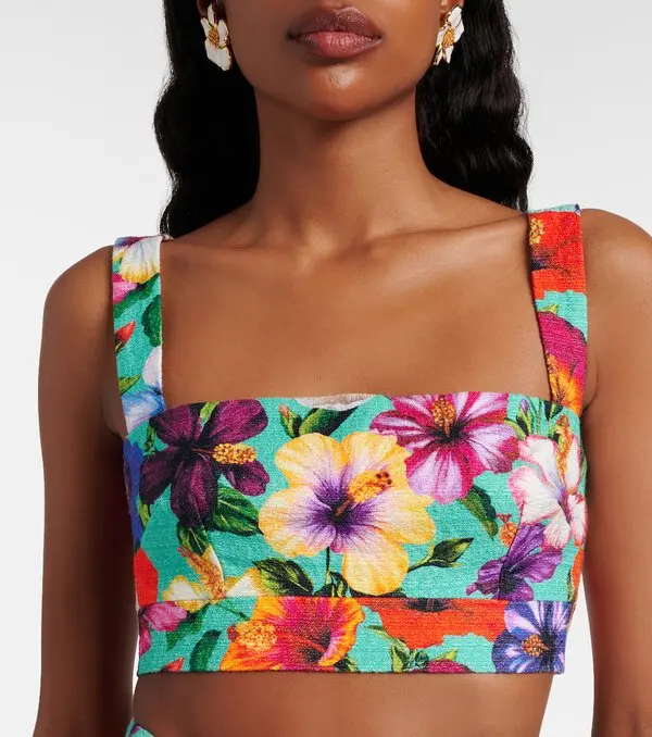 Dolce & Gabbana Floral Crop Top