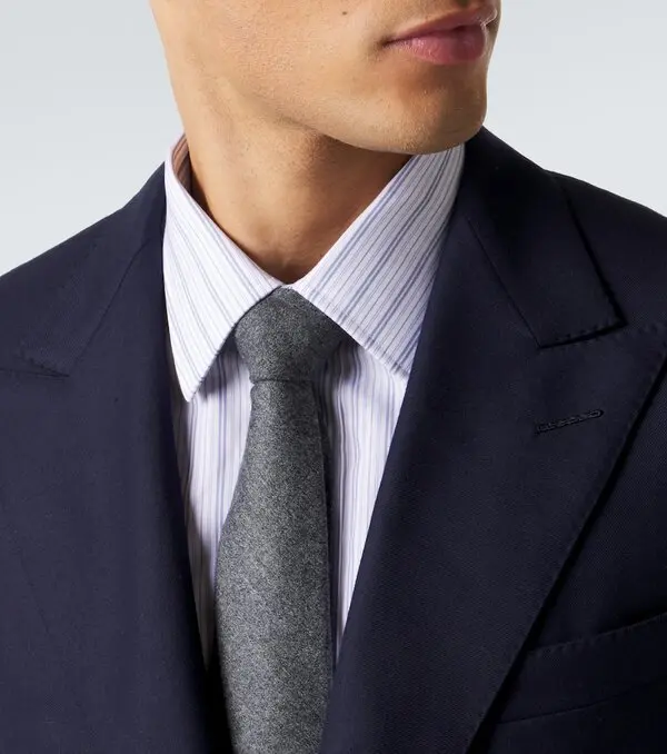 Canali Wool Neck Tie