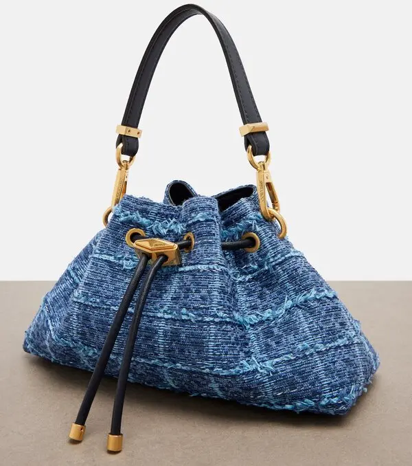 JIMMY CHOO Cinch Small Bucket Bag
