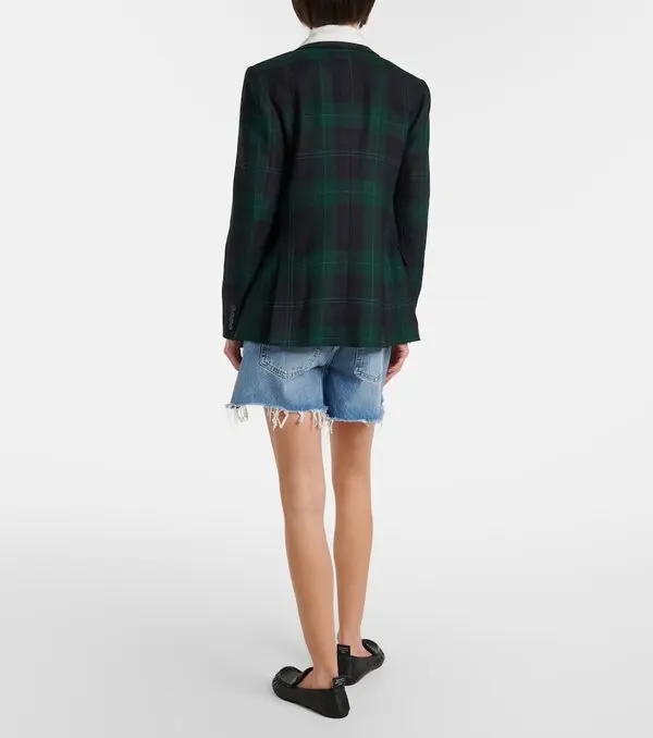 FRAME Long Hang Denim Shorts