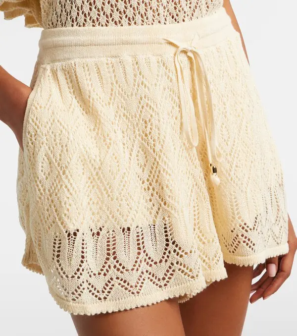 Zimmermann Mahon Crochet Lace Shorts