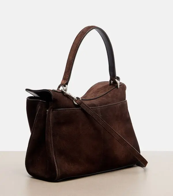 Balenciaga Rodeo Mini Suede Top-handle Bag - Brown