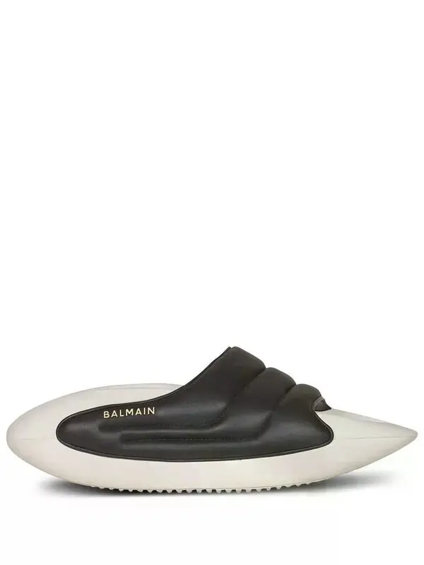 Balmain Quilted B-it Mules