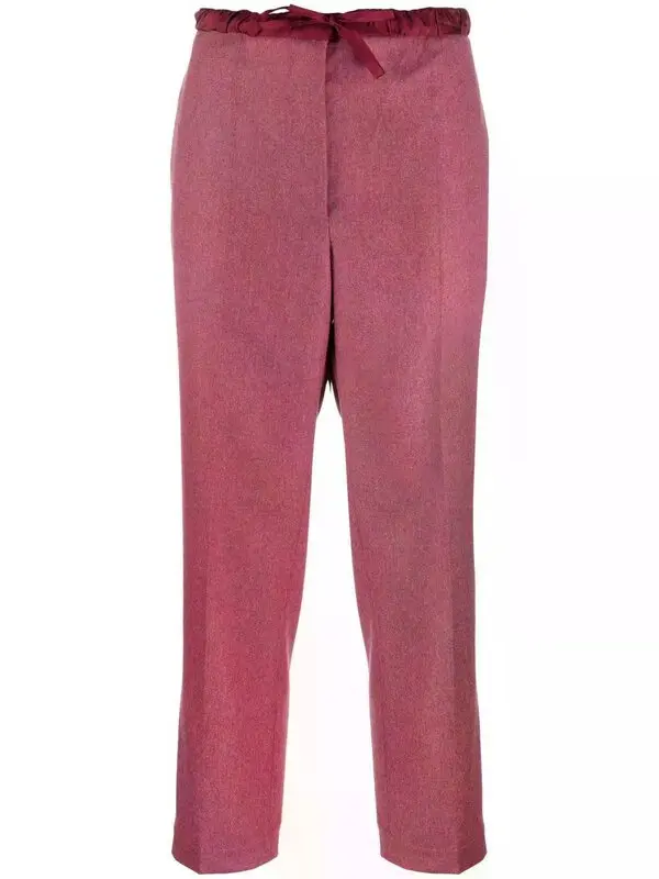 JIL SANDER Cropped Wool Trousers