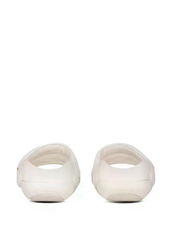 Balmain B-it Quilted Leather Slides