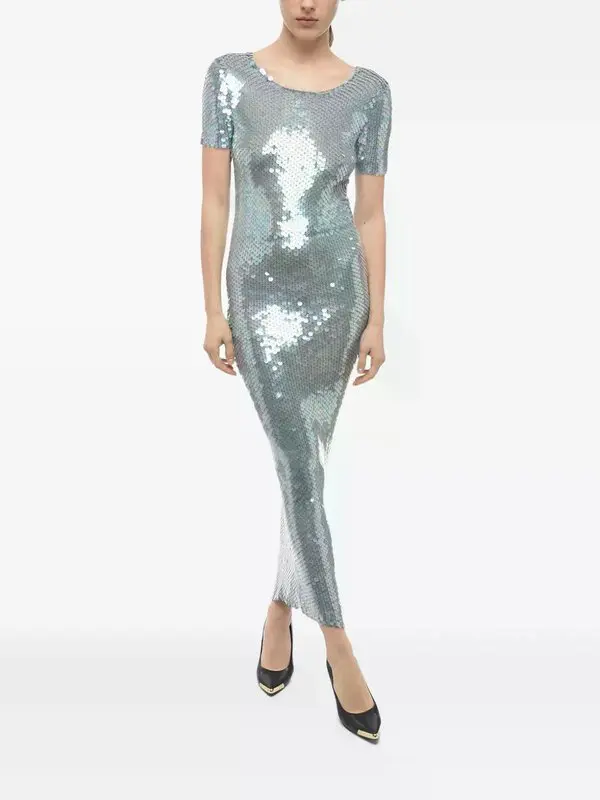 MAISON MARGIELA Sequin Embellished Maxi Dress