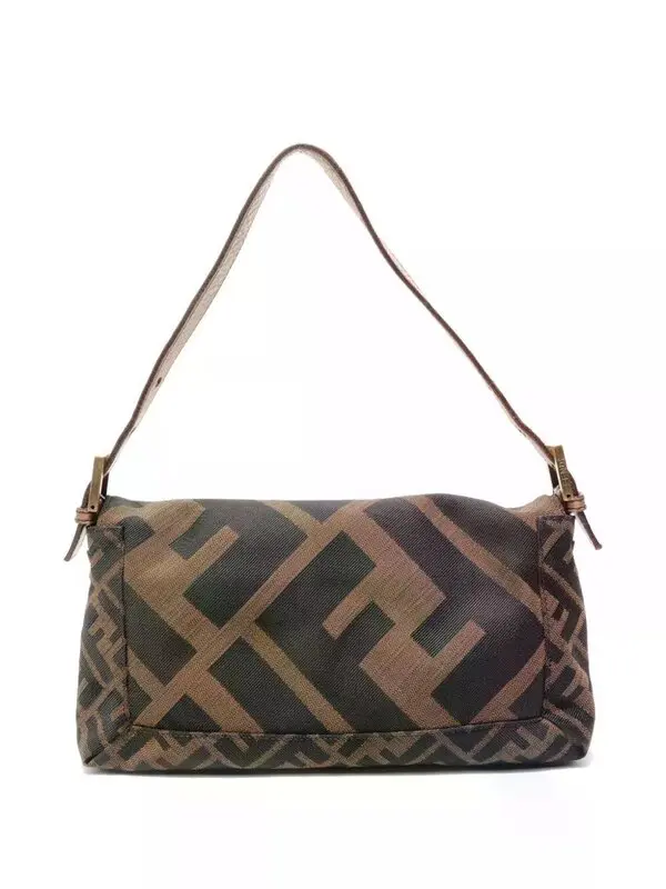 Fendi 1999-2005 Mamma Baguette Zucca-monogram Shoulder Bag