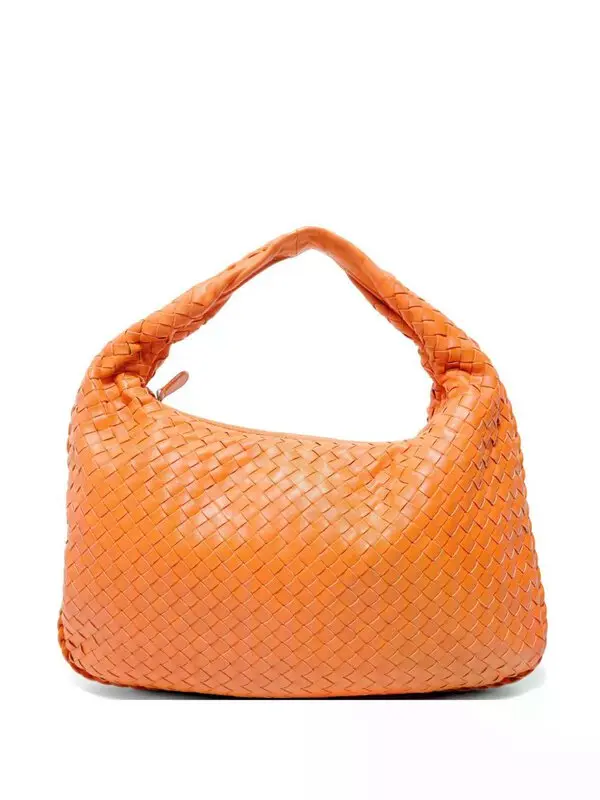 Bottega Veneta Intrecciato Shoulder Bag - Orange