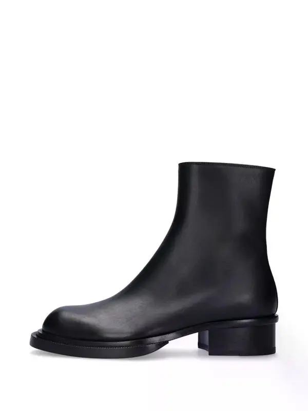 Alexander McQueen Leather Ankle Boots