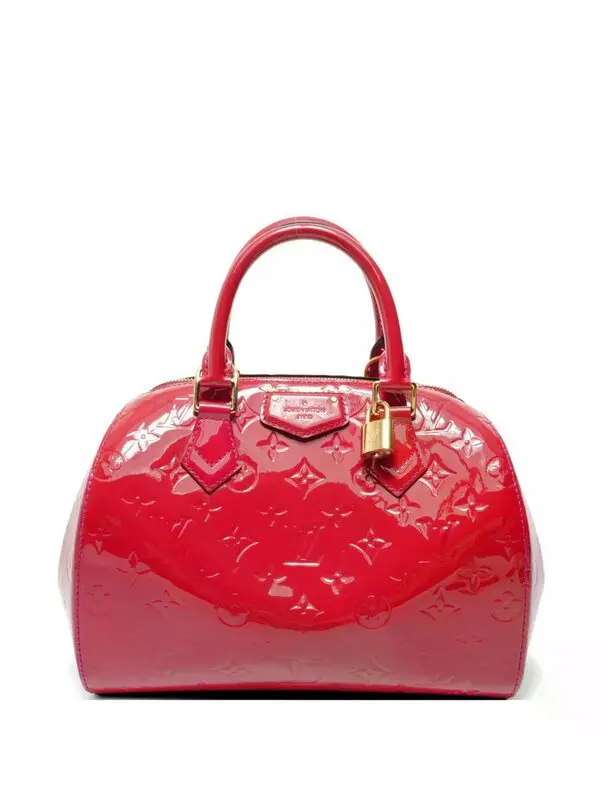 LOUIS VUITTON Monogram Vernis Montana Tote Bag - Red