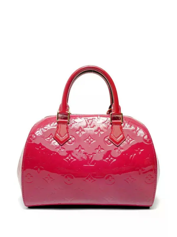 LOUIS VUITTON Monogram Vernis Montana Tote Bag - Red