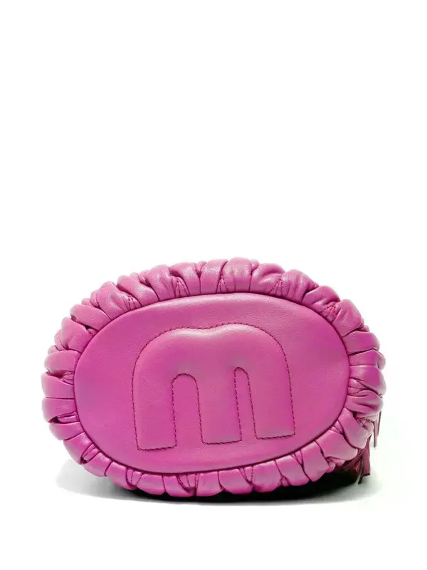 Miu Miu Matelassé Bucket Bag - Pink