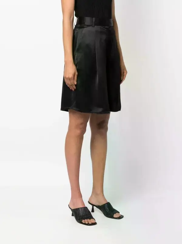BY MALENE BIRGER High-waisted Satin Shorts