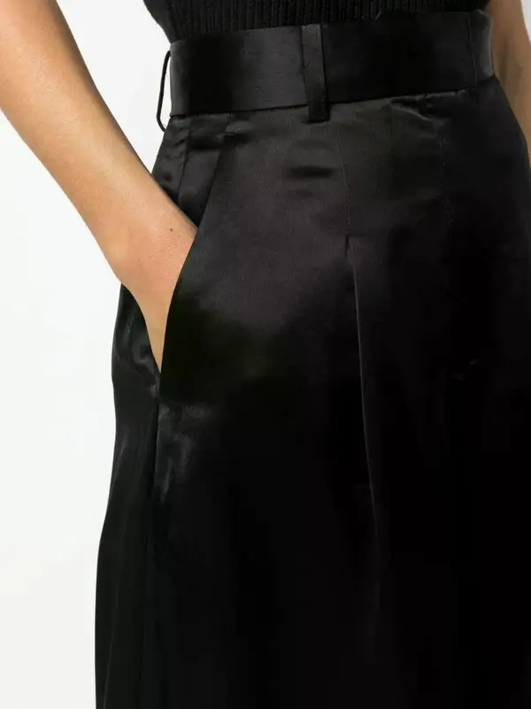 BY MALENE BIRGER High-waisted Satin Shorts