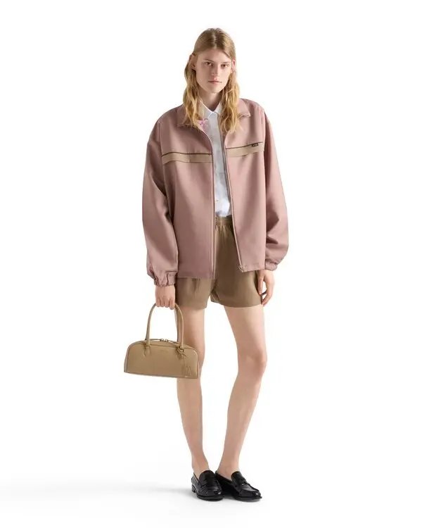 Prada Medium Leather Top-handle Bag - Neutral