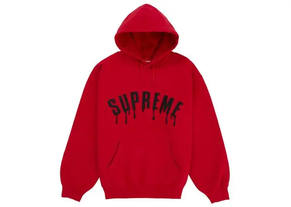 Supreme Ghostface Arc Hooded Sweatshirt - Red