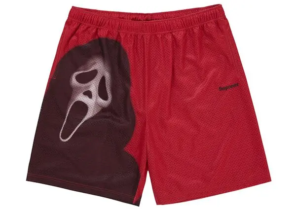Supreme Ghostface Mesh Short - Red
