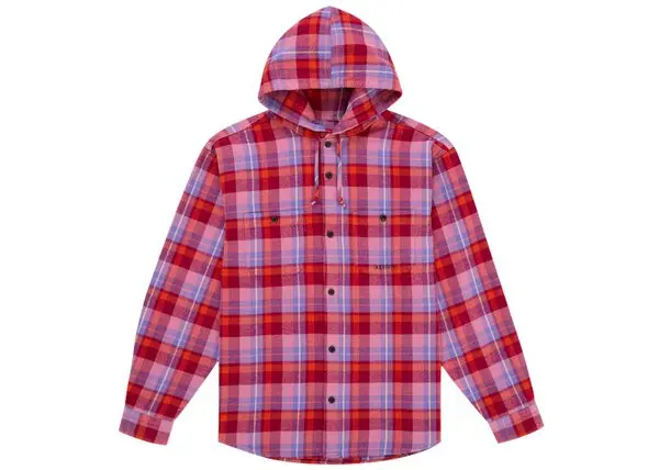 Supreme Hooded Flannel Shirt