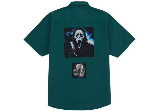 Supreme Ghostface Work Shirt - Green