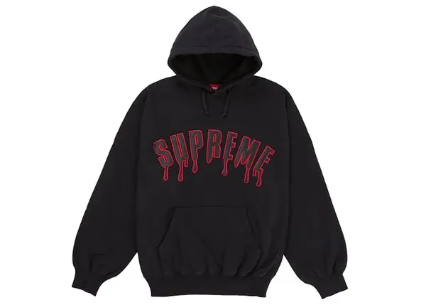 Supreme Ghostface Arc Hooded Sweatshirt - Black