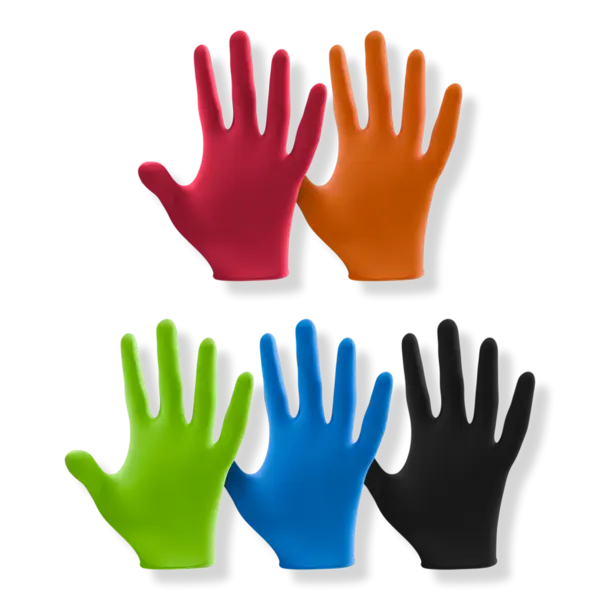 L3VEL3 Nitrile Disposable Gloves Matte Powder-free - One-color
