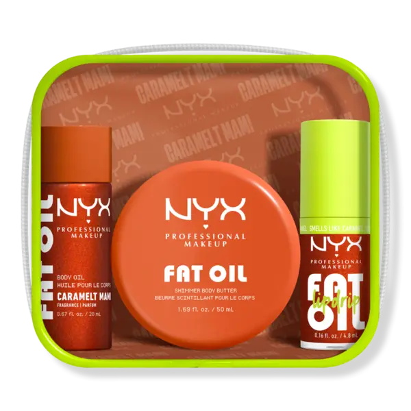 NYX PROFESSIONAL MAKEUP Fat Oil Lip Drip And Body Kit Caramelt Mami - One-color
