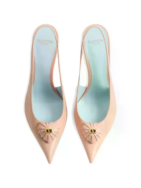 Valentino Garavani Coeur Royal Slingback Pumps - Pink