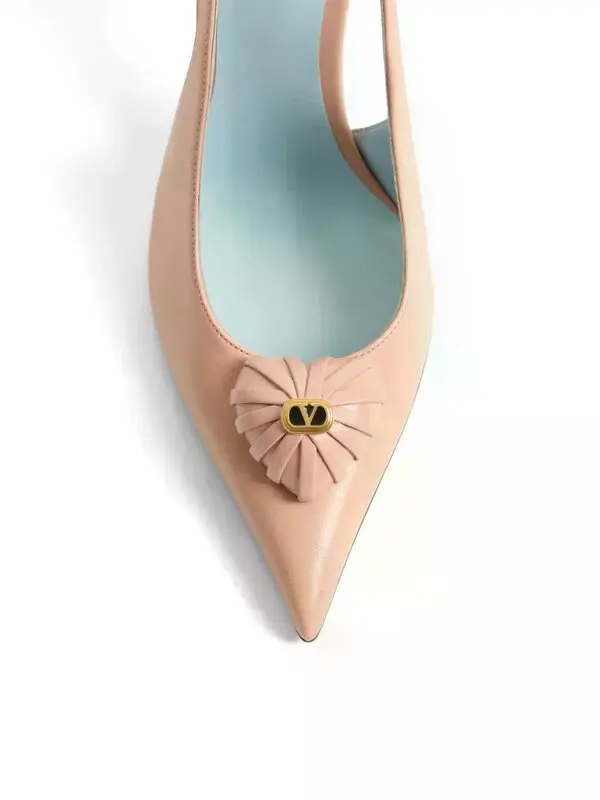Valentino Garavani Coeur Royal Slingback Pumps - Pink
