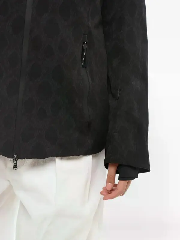 Giorgio Armani Graphic Print Hooded Jacket