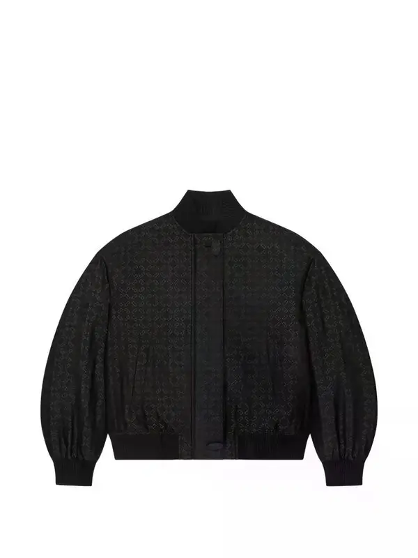 Givenchy 4g Monogram Bomber Jacket - Black