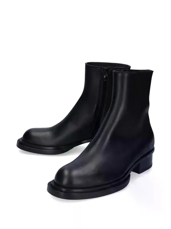 Alexander McQueen Leather Ankle Boots