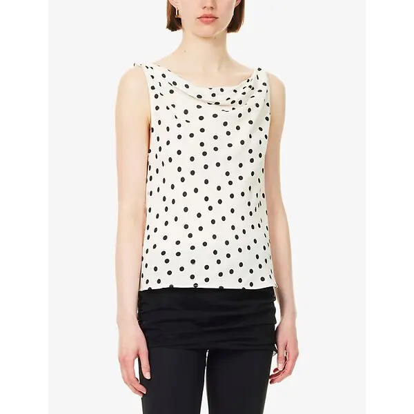 SAMSOE SAMSOE Samsøe Samsøe Polka Dot Woven Top