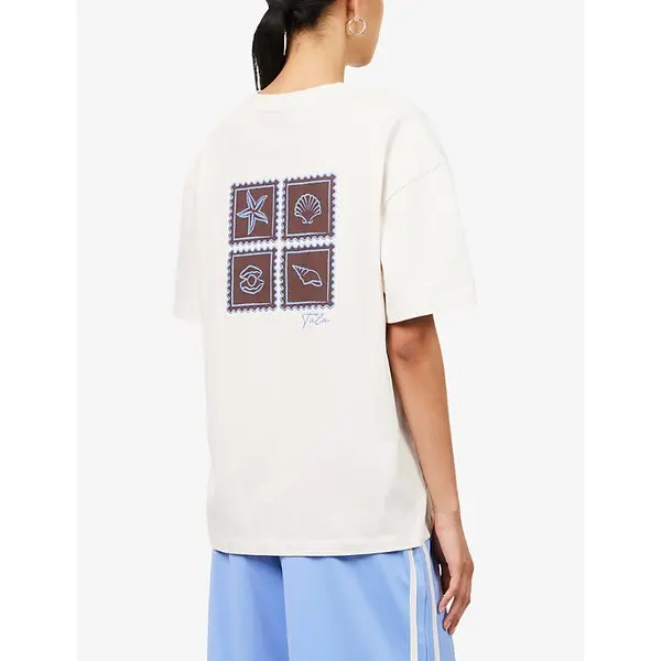 TALA Postcard Graphic Cotton T-shirt