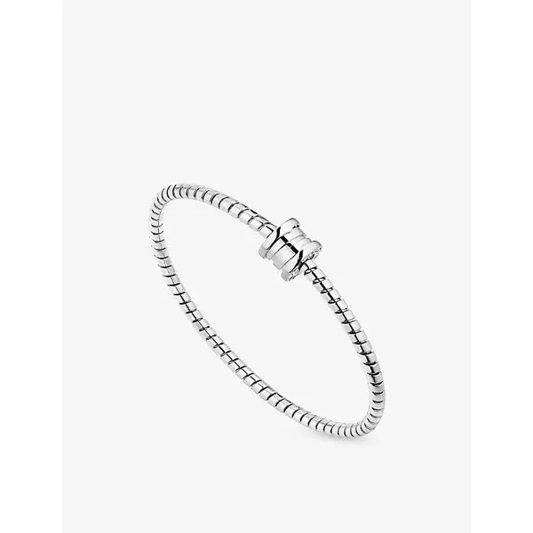 BVLGARI B.zero1 18k Bangle Bracelet - White Gold